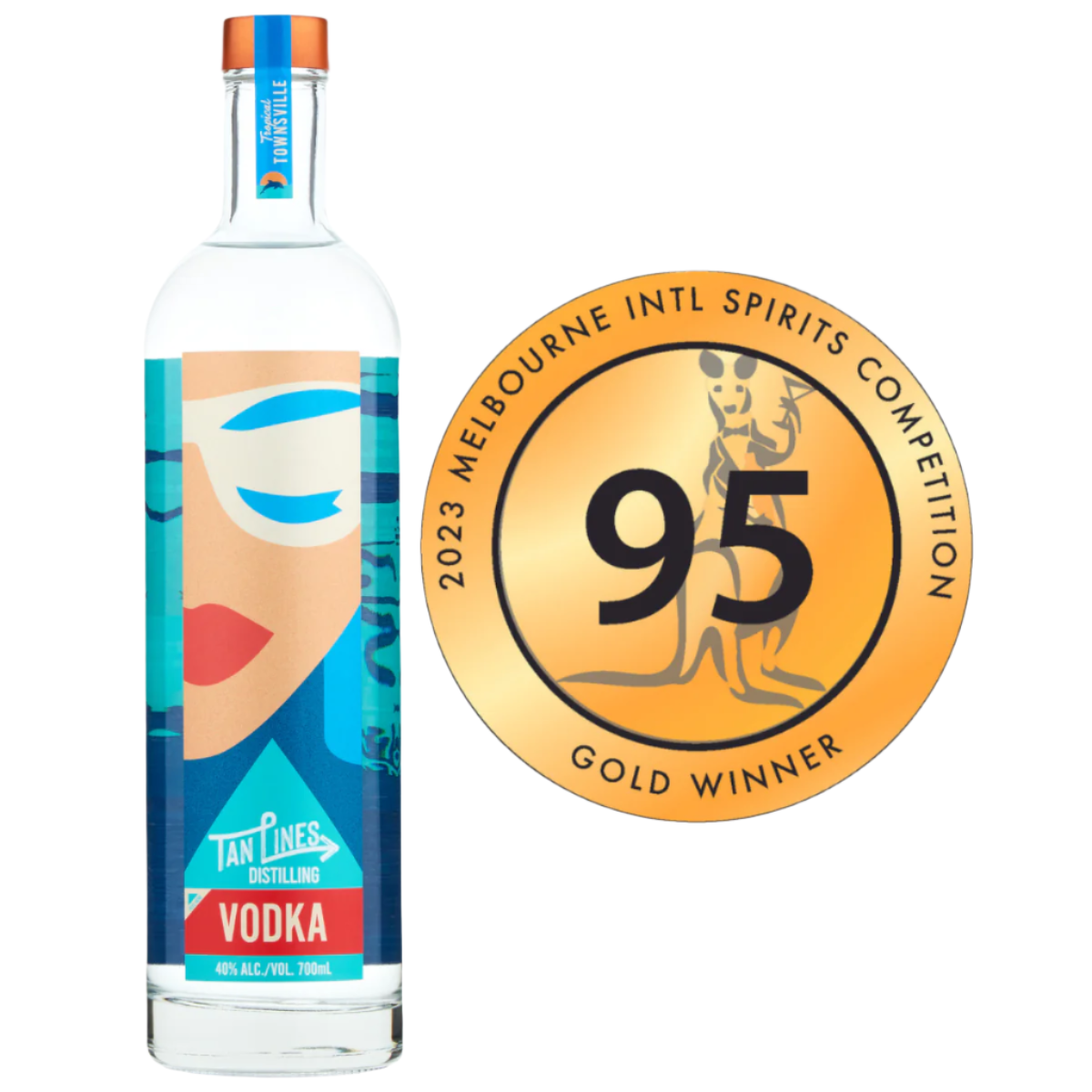 700ml Vodka – Tan Lines Distilling
